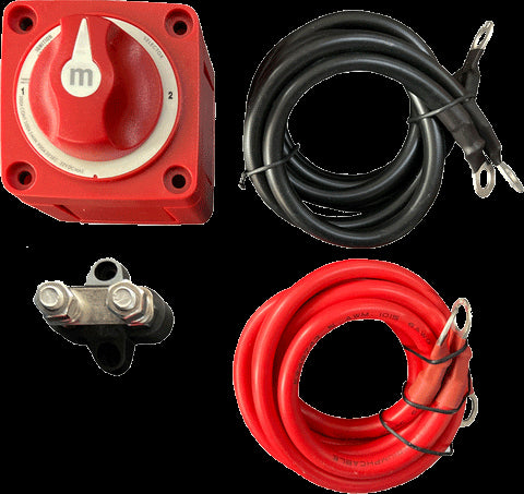 BATTERY INSTALL KIT W/ 3 WAY PERKO - POWERHOUSE LITHIUM – Chaddy Boys